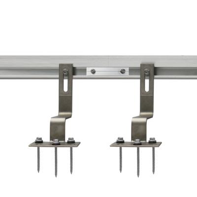 China Metal Roof Solar Panel Mounting Bracket for Universal Adjustable Hot-dip Galvanized for sale