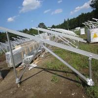 China Natural Silver Ground Mount for Solar Panel Installation Pre-assembled and Customization for sale