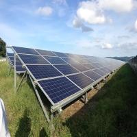 China Natural Silver Ground Mount for Solar Panel Installation Pre-assembled and Customization for sale