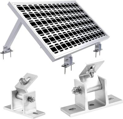 China Adjustable Ground Front and Rear Legs Aluminium Racking for RV Solar Panel on Rooftop for sale
