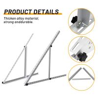 China Metal Roof and Open Field Installation Solar Panel Structure Bracket in Natural Silver for sale