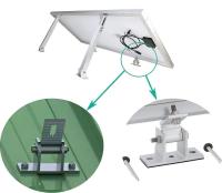 China Adjustable Solar Metal Roof Bracket for RV System Aluminum Energy Solar Ground Product for sale