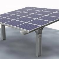 China Renovation-Friendly Steel Single Column Bracket for Commercial Solar Carport Mounting for sale