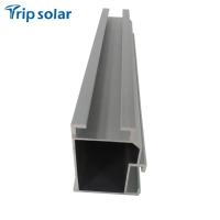 China Natural Silver Solar Panel Mounting Rail for Frame or Frameless Modules Directly Sold for sale