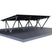 China Carport Solar Mounting System 10KW Light Weight Aluminum Solar Carports for Car Parking for sale