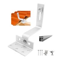 China Adjustable Ceramic Slate Tile Hook Bracket Solar Panel Mounting System for PV Structure for sale