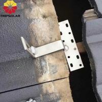 China Adjustable Ceramic Slate Tile Hook Bracket Solar Panel Mounting System for PV Structure for sale