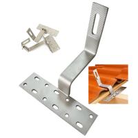 China ISO9001/CE Certified Solar Tile Roof Hook for Easy Installation Natural Silver Finish for sale
