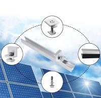 China Strong and Hassle-Free PV Solar Panel Installation with Anodized Aluminum Rail Kits for sale