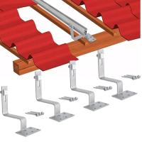 China Customized Based Stainless Steel Solar Panel Roof Hook for Quick Installation PV Mounting for sale