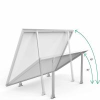China 25YRS Service Life Aluminium Solar Panel Bracket Adjustable for Maximum Performance for sale