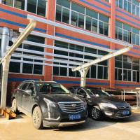 China Solar Power Carport Anodized Q235 Solar Steel Carport System for Market for sale