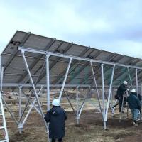 China Adjustable Tilt Angle 0-60 Degrees Anodized Solar Carport for Photovoltaic Panels for sale