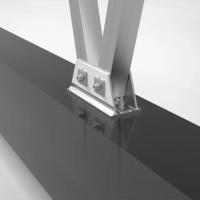 China Adjustable Tilt Angle 0-60 Degrees Anodized Solar Carport for Photovoltaic Panels for sale