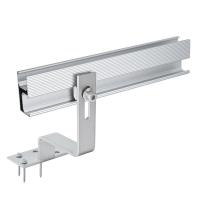 China ISO9001/CE Certified Anodized Roof Hook for Solar PV Mounting System Directly Sale for sale