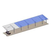 China Industrial Park Solar Panel Carport Structure Customized for Customer Requirements for sale