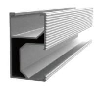 China Short Rail Solar Panel Mounting Rail for Snow Load 1.4KN/m2 and Applicable Module for sale
