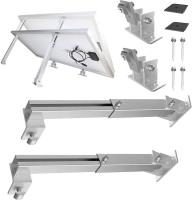 China Adjustable Solar Panel Tilt Mount 25-Year Duration Natural or Black for Roof Mounting for sale