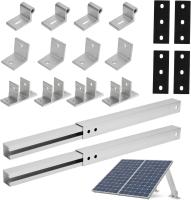 China Adjustable Solar Panel Tilt Mount 25-Year Duration Natural or Black for Roof Mounting for sale