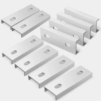 China Natural Silver Solar Mini Rail Mounting Connector Rail Splice Solar Racking System for sale