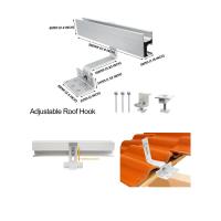 China 25-30 Years Service Life Custom Aluminium Roof Solar Adjustable Flat Tile Roof Hooks for sale