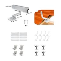 China OEM Service Photovoltaic Shingle Roof Solar Hook with 60m/s Wind Load and Customized Size for sale