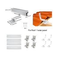China Natural Aluminum Roof Hook for Easy Installation of Metal Roof Solar Panel Mount Bracket for sale