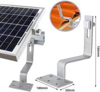 China Aluminum Roof Tile Solar Panel Mounting System with Anodized Solar Tile Roof Hook for sale