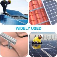 China Aluminum Roof Tile Solar Panel Mounting System with Anodized Solar Tile Roof Hook for sale