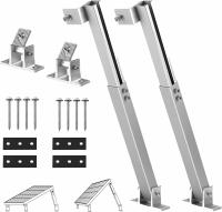 China Ground Solar Panel Mounting Bracket Anodized Adjustable Support for 25 Years Life Span for sale