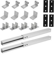 China Ground Solar Panel Mounting Bracket Anodized Adjustable Support for 25 Years Life Span for sale