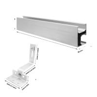 China Metal Roof Solar Panel Mount Bracket Natural Aluminum Roof Hook for Wind Load 60m/s for sale
