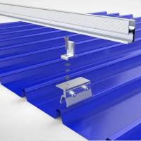 China Aluminum Solar Metal Tin Roof Mounting System For Rail L Feet Clamp Grounding Clip Grounding Lug for sale