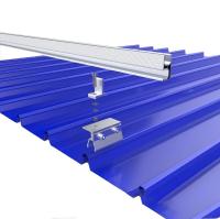 China 1.4KN/m2 Snow Load Anodized Solar Mini Rail for Solar Roof Mounting System Rail for sale