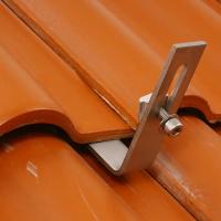 China Solar Roof Aluminum Hook Installation Site on Tile Roof for 1.4KN/m2 Snow Load for sale