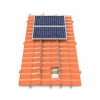 China Solar Roof Aluminum Hook Installation Site on Tile Roof for 1.4KN/m2 Snow Load for sale