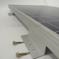 China Hot-Dip Galvanized Z Bracket for RV Solar Panel Kit Easy Installation Guaranteed for sale