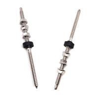 China Aluminum Stainless Steel 304 Hanger Bolts for Solar Mounting Various Sizes Directly Sell for sale