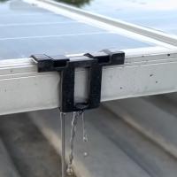China 30mm 35mm 40mm SUS304 Metal Solar Panel Water Drainage Clips for PV Module Water Cleaning for sale