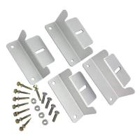 China Natural Silver or Black Hot-dip Galvanized Solar Panel Mounting Z Bracket Kit for RV System for sale