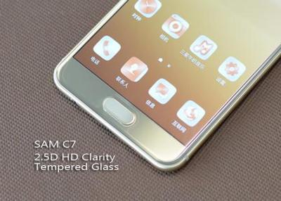China Ashai Glass Cell Phone Screen Protectors , Samsung C7 Oleophobic Coating Screen Protection for sale