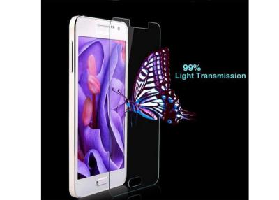 China Samsung Transparent 2.5D Tempered Glass Screen Protector 9H Shatterproof for sale