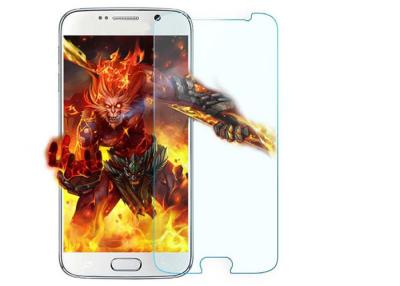 China Glass Tempered Samsung S6 Screen Protector 2.5 D Fingerprint Resistant for sale
