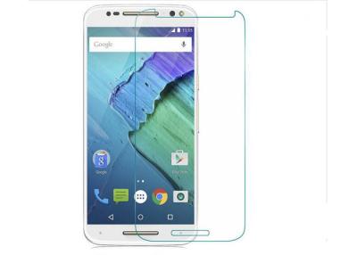 China Motorola Moto X Smooth Asahi Tempered Glass Screen Protector Fingerprint Resistant for sale
