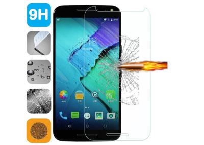 China Motorola X3 Explosion Proof Tempered Glass Film Screen Protector 9H Bubble Free for sale