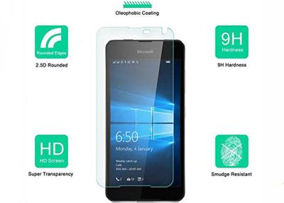 China Oil Free Class Tempered Microsoft Lumia 640 Screen Protector 2.5 D 9H HD for sale