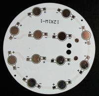 China ROHS Material Aluminum Base PCB Board LED SMT Immersion Gold Design Fabrication for sale