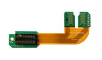 China 0.075mm Multilayer Rigid Flexible PCB Assembly HDI Manufacturing with 10 Layers and 21x24