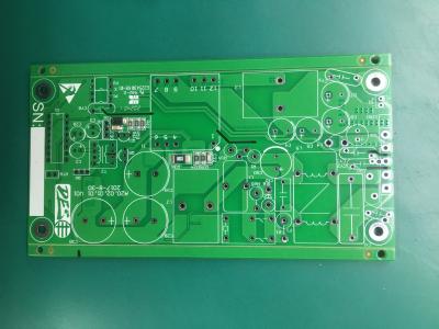 China 2.4mm Heavy Copper 4OZ PCB Bare Board - 2 Layer Power Protection with Lead Free HASL FR4 for sale