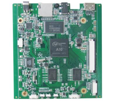 China Black Silkscreen PCB Assembly Service with BGA SMT Technology - 2-10 Layer FR-4 Boards with 0.1mm Line Spacing for sale